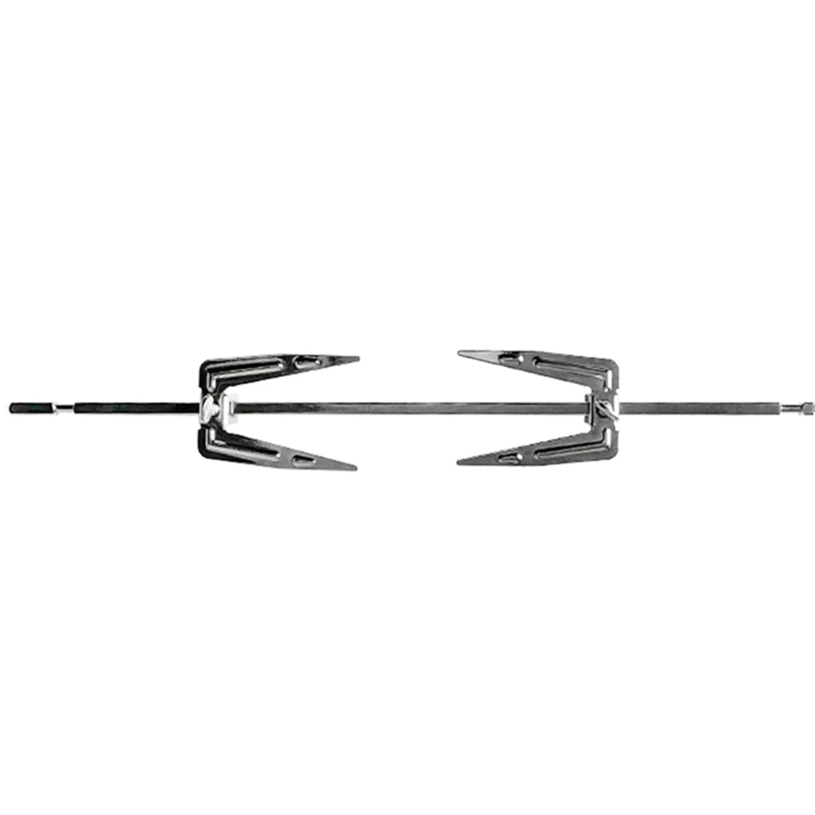 HomeLife Roast Fork Adjustable Rust-proof Stainless Steel Chicken Meat ...