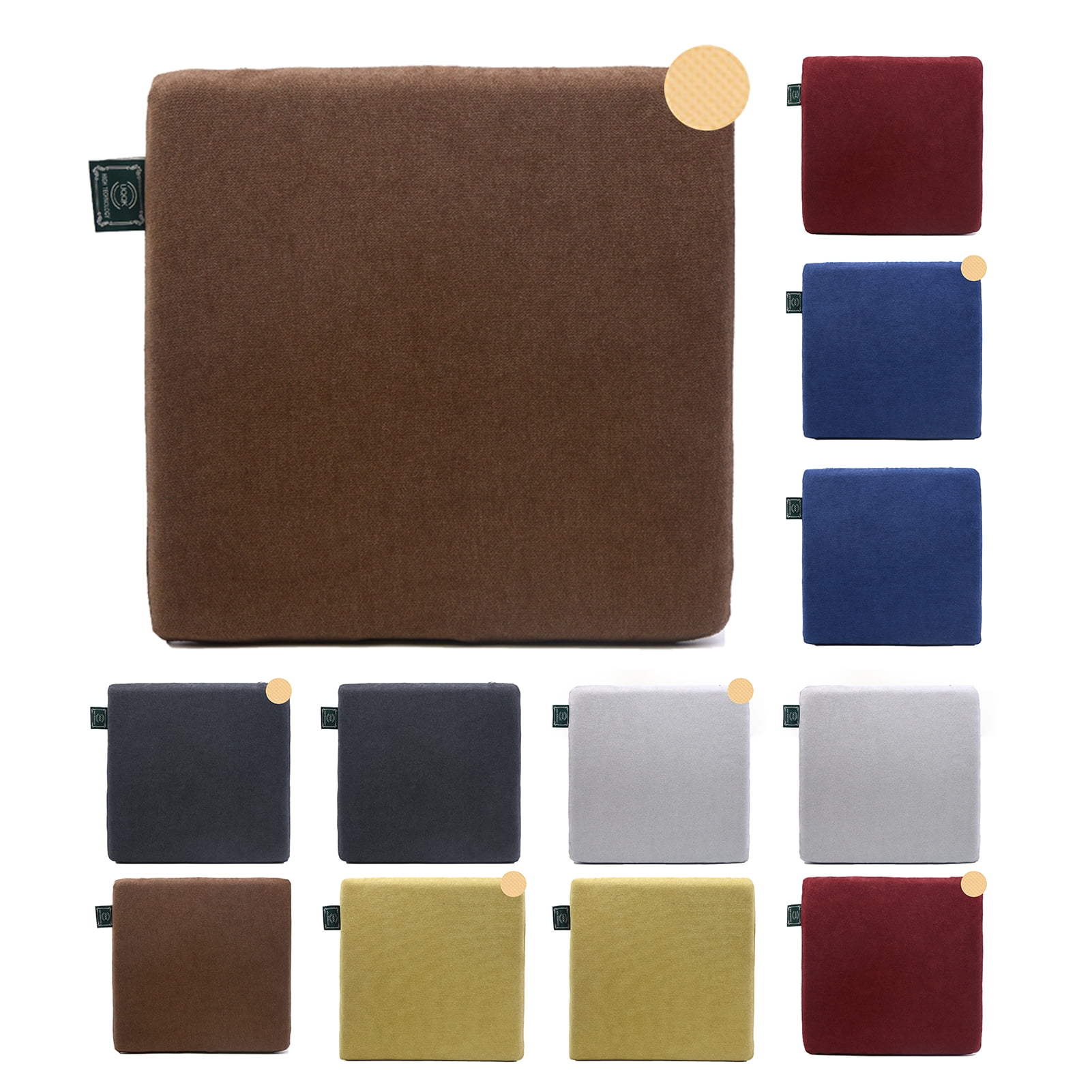 HomeLife Seat Cushion Square Shape Memory Cushion, Chair Cushion, Soft ...