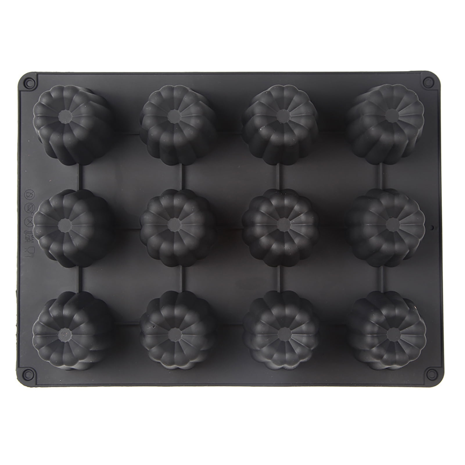 HomeLife Silicone Mold 12 Cavity Food Grade Heat-resistant Non-stick ...