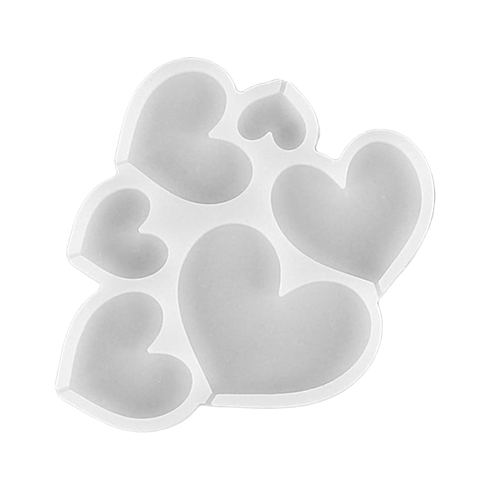 HomeLife Silicone Mold Heart Shaped Safe to Touch Baking Eco-Friendly ...