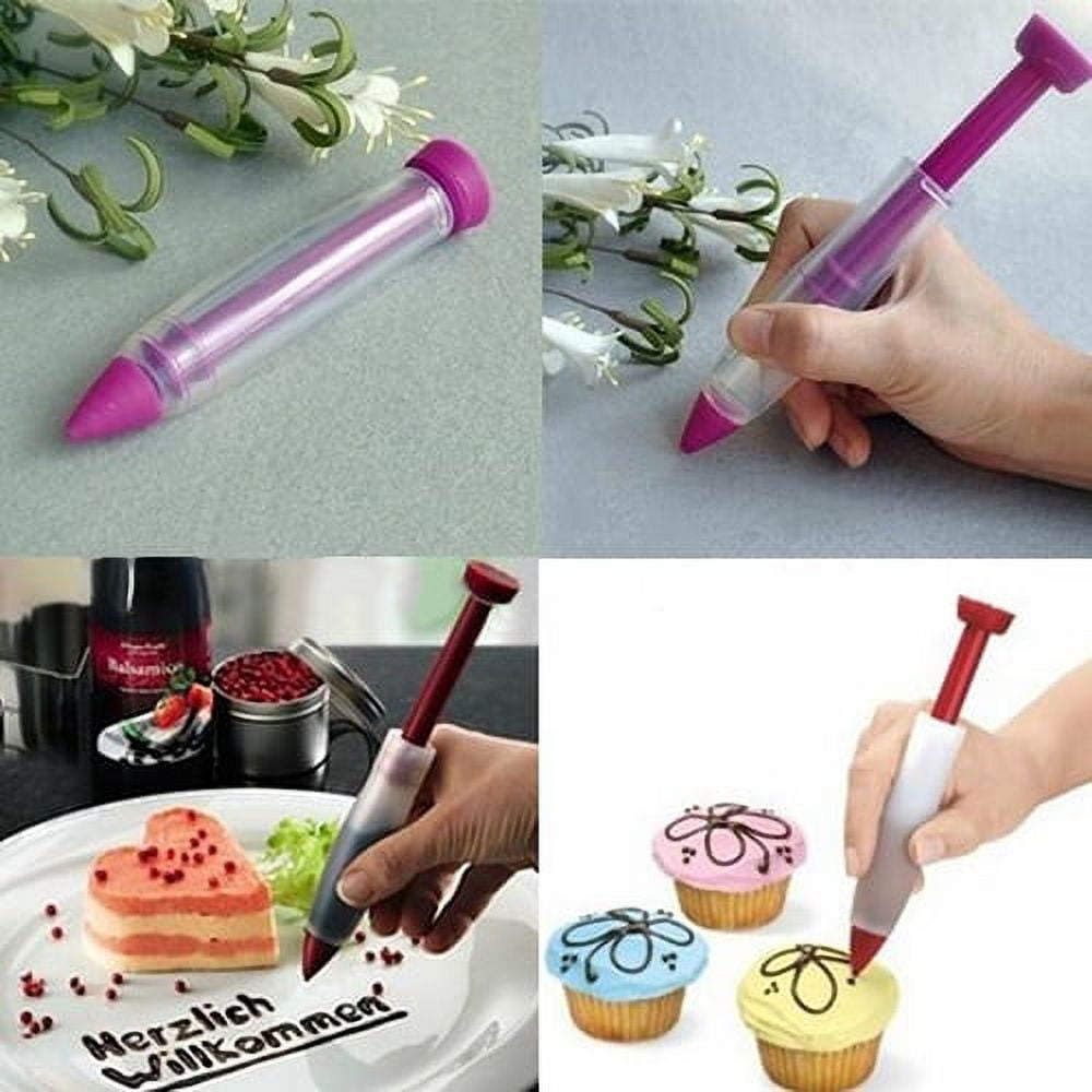 HomeLife Silicone Plate Pen Cake Cookie Pastry Cream Chocolate Icing ...