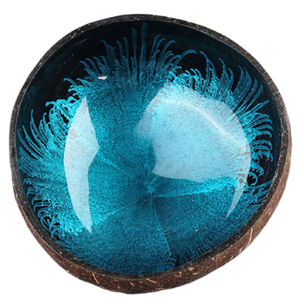 HomeLife Splash Ink Coconut Shell Candy Storage Bowl Container Desk ...
