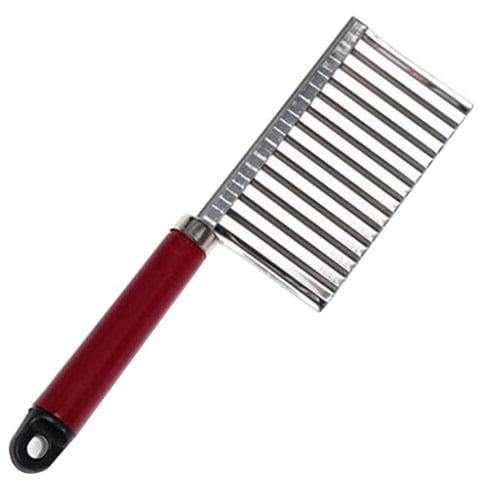 HomeLife Stainless Steel Potato Chip Vegetable Crinkle Cutter Blade ...