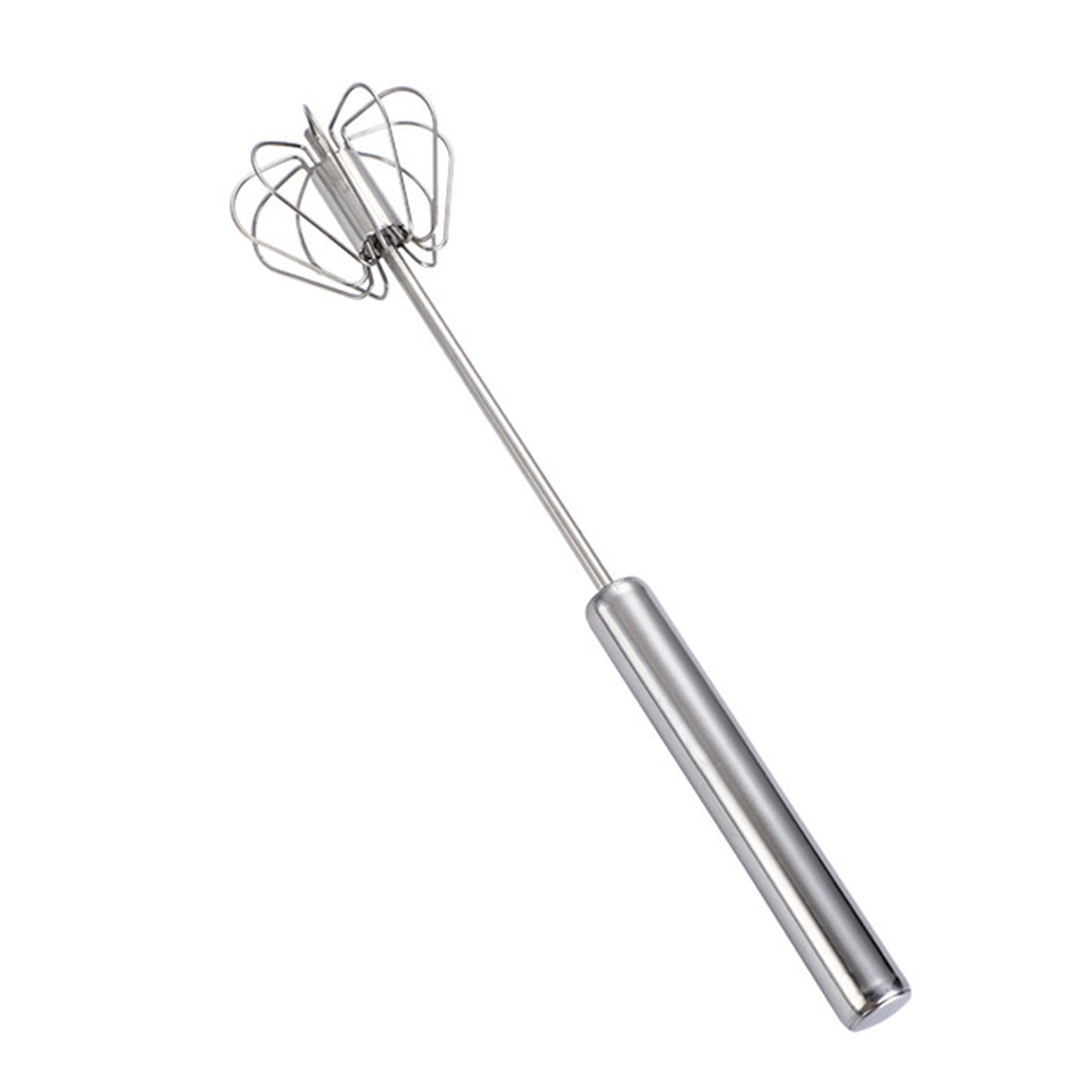 HomeLife Stainless Steel Semi-Automatic Egg Beater Whisk Non-Stick Hand ...