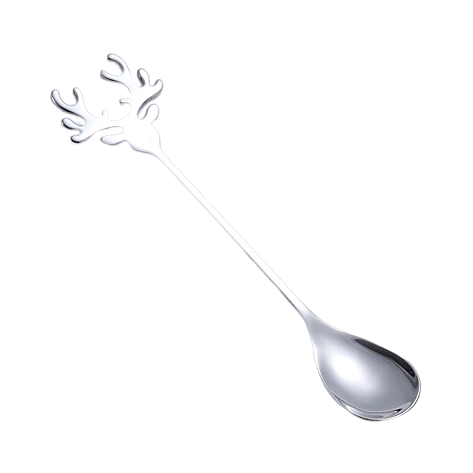 HomeLife Stirring Spoon Elk Design Reusable Safe Smooth Edge BPA Free ...