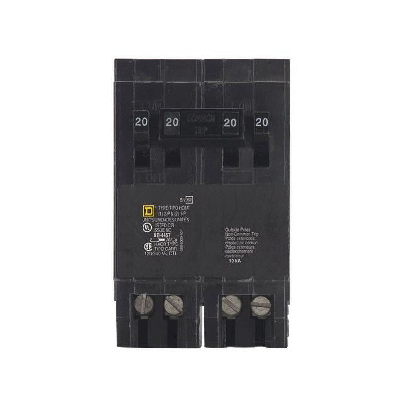 HomeLine 20A Tandem 2-Pole Circuit Breaker - Walmart.com
