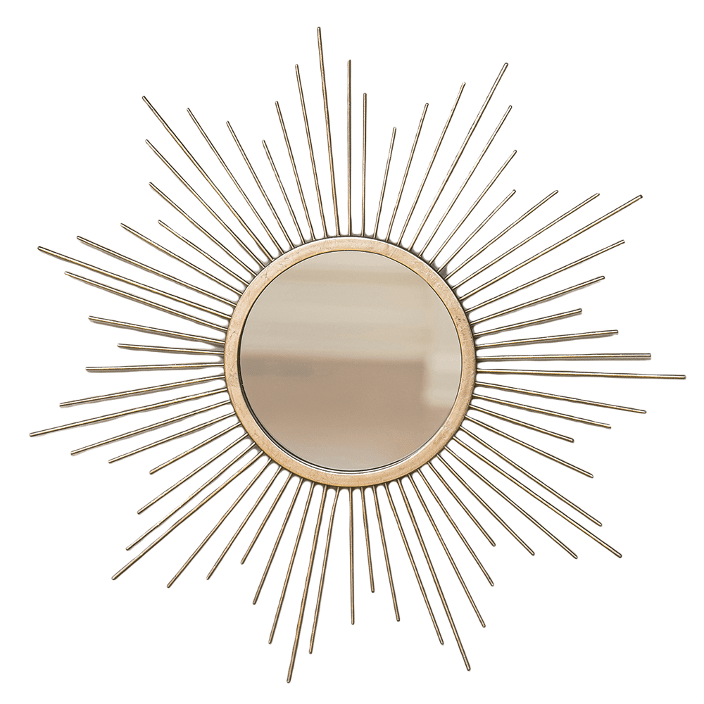 HomeMagic Antique Gold Starburst Mirror - Walmart.com