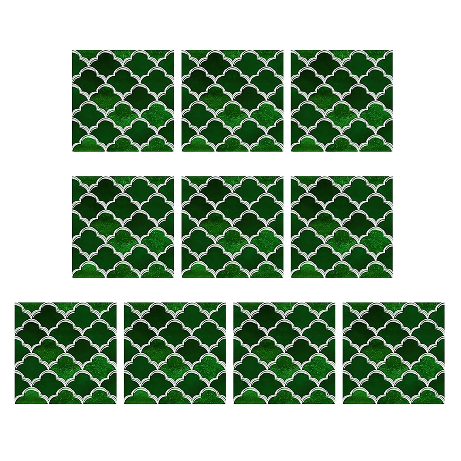 HomeNest Lotuss Texture Crystal Film Tile Sticker Simulation Decoration ...