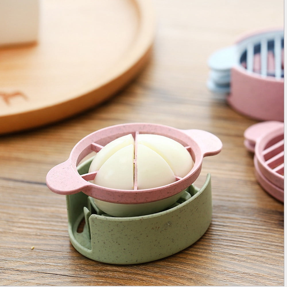 HomeNest Wheat Egg Cutter Split Device Food Divider Slicer Egg Slicer ...