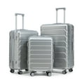 HomePerch 20"/24"/28" ABS Spinner Luggage Set, 3-Piece Lightweight ...