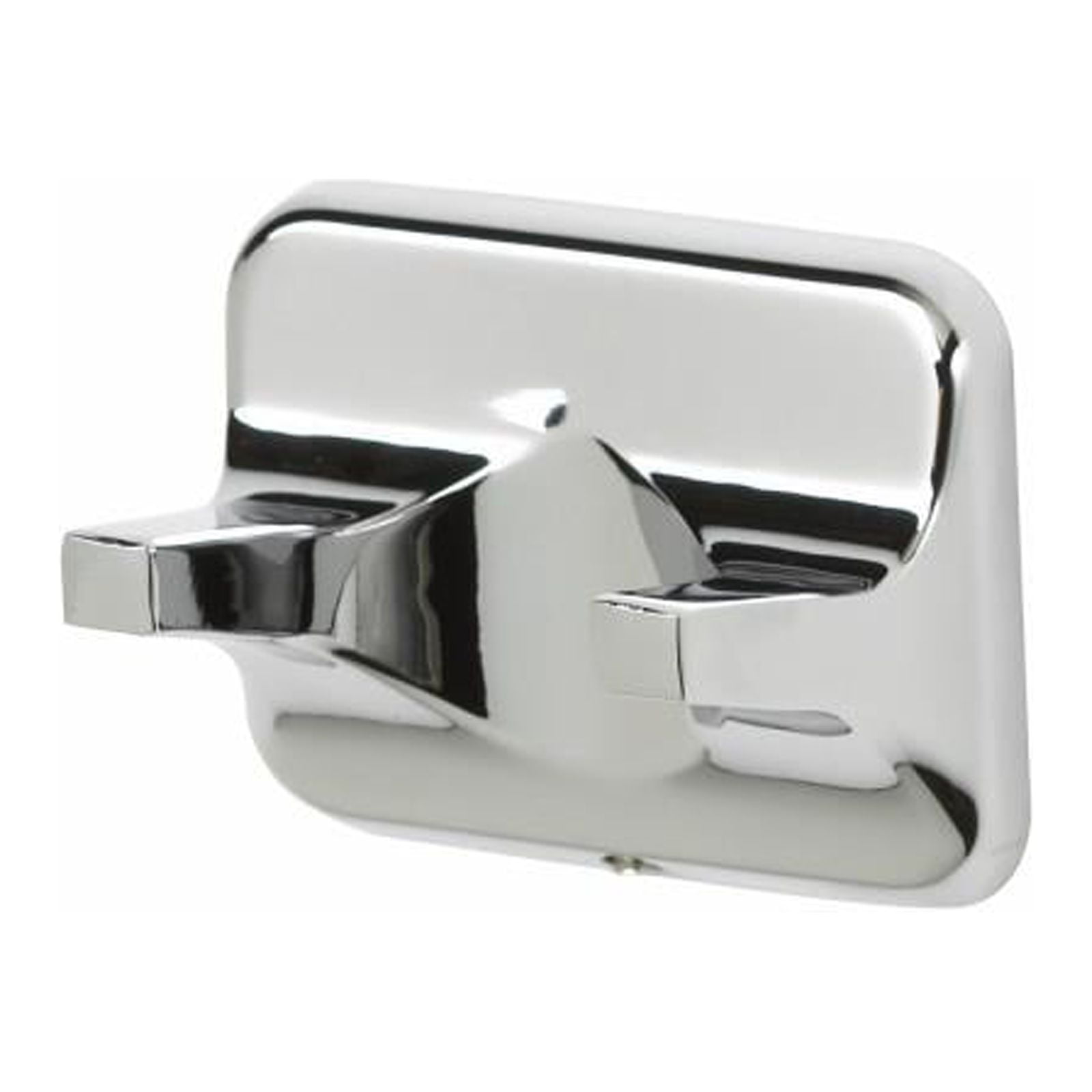 HomePointe 109725 Double Robe Hook, Brushed Nickel - Quantity 6 ...