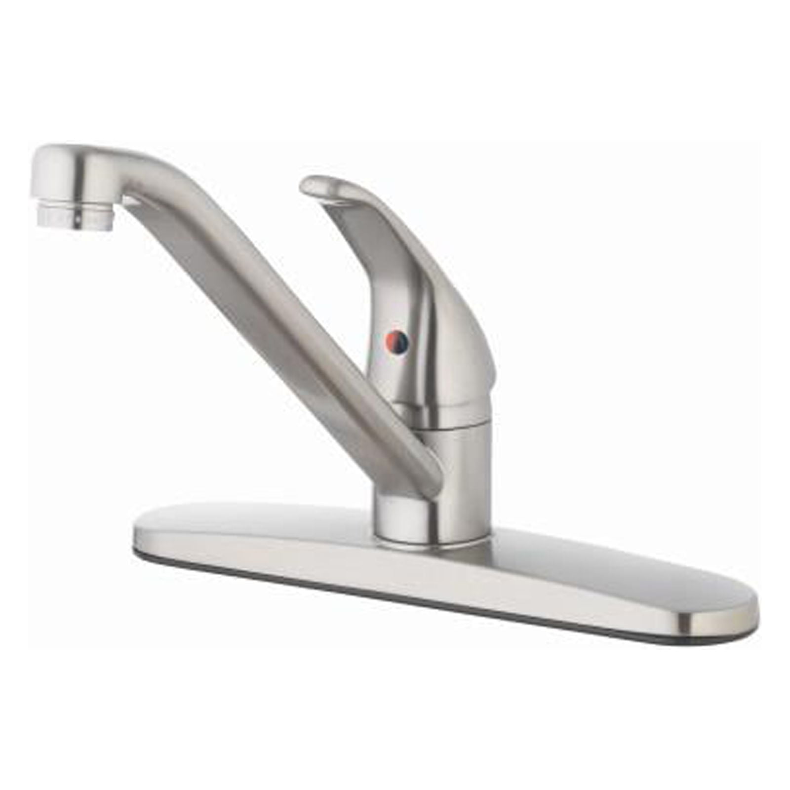 HomePointe 109732 Single-Handle Kitchen Faucet, Brushed Nickel ...