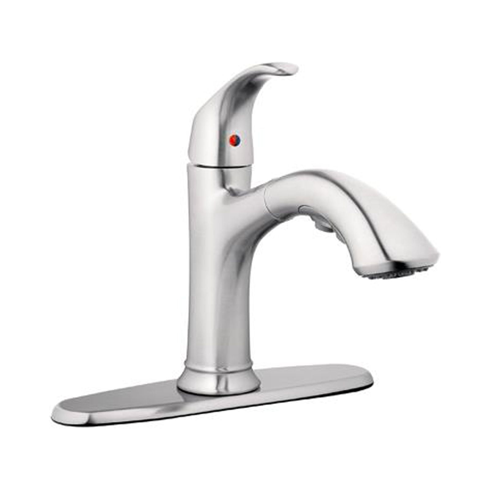 HomePointe 242108 Kitchen Faucet With Pull-Out Spray, Single Loop ...