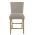 HomePop 24" Counter stool with nailheads, Multiple Colors - Walmart.com