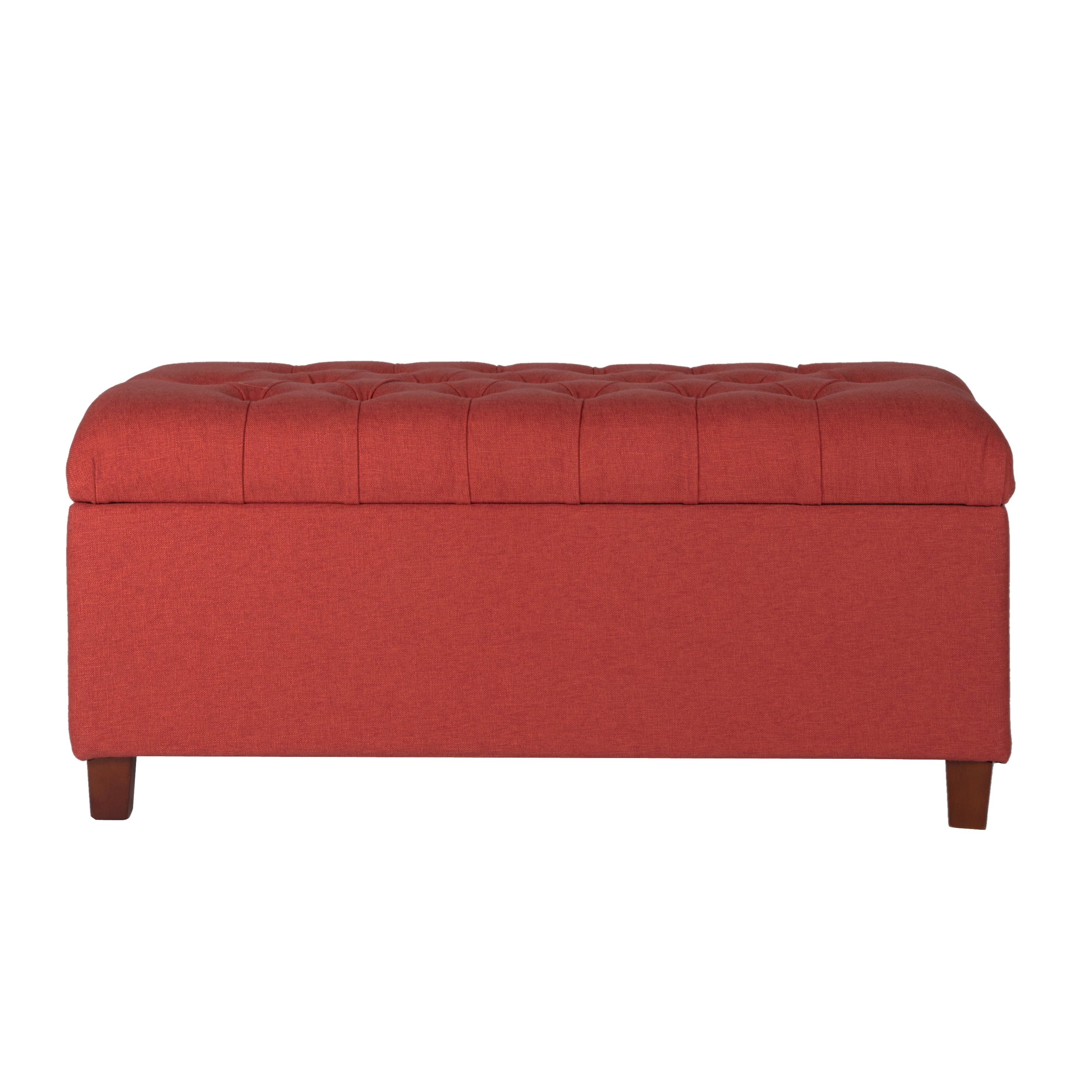 Homepop Ainsley Button Tufted Storage Bench Multiple Colors