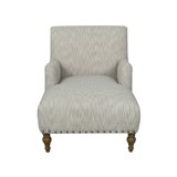 HomePop Chaise Lounge - Textured Cream - Walmart.com