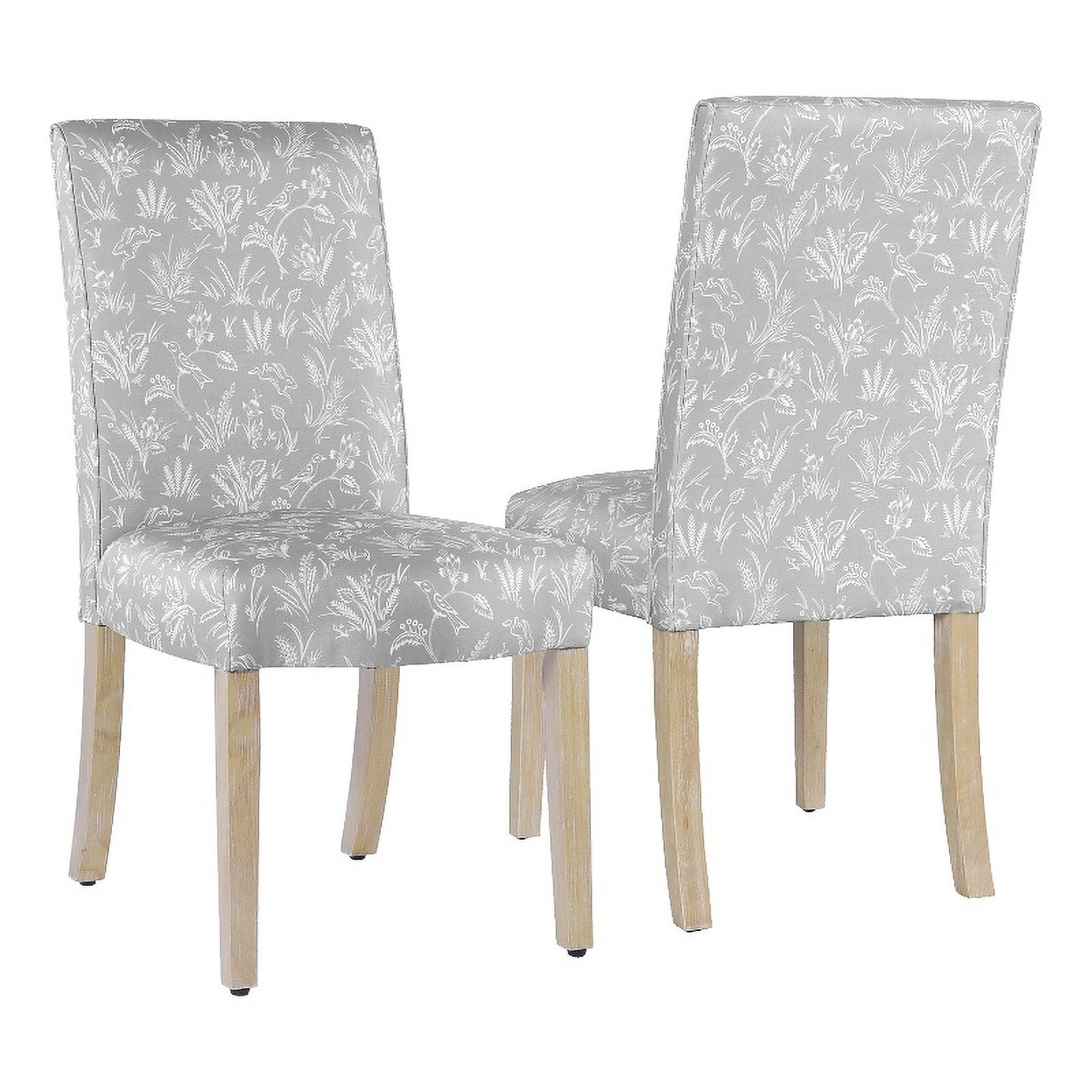 HomePop Classic Parsons Dining Chair Set of 2 - Floral - Walmart.com