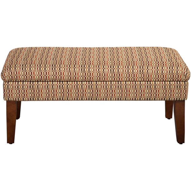 HomePop Decorative Storage Bench, Multiple Colors - Walmart.com