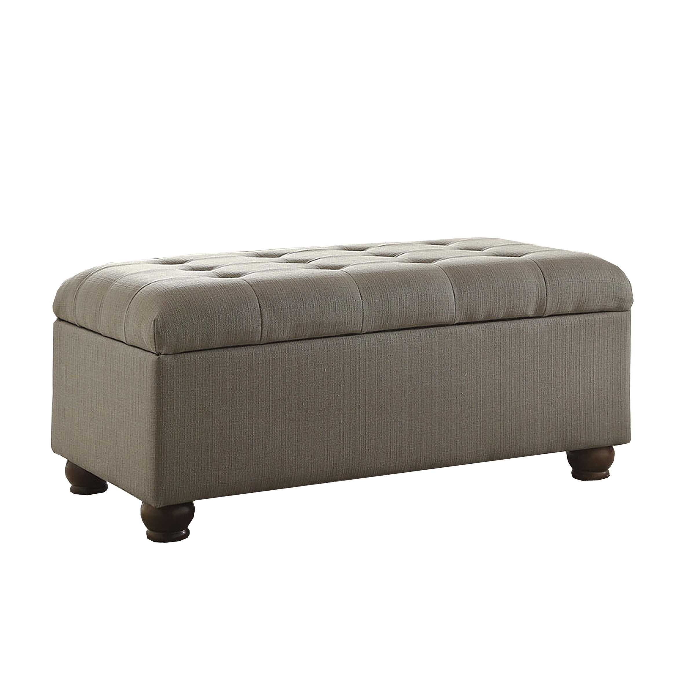 HomePop Large Tufted Storage Bench, Multiple Colors - Walmart.com