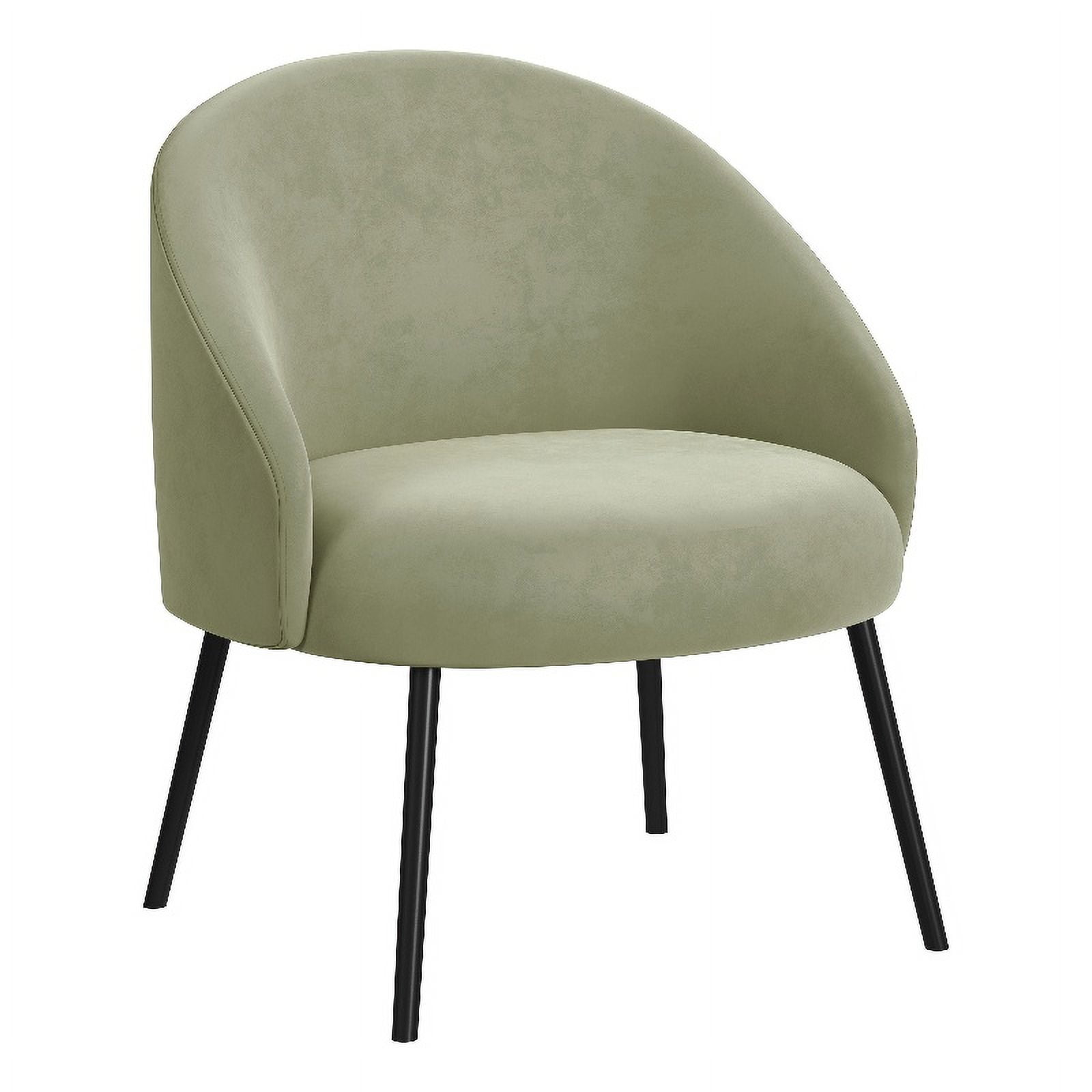 HomePop Modern Velvet Accent Chair, Light Sage Green - Walmart.com