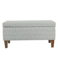 HomePop Large Tufted Storage Bench, Multiple Colors - Walmart.com