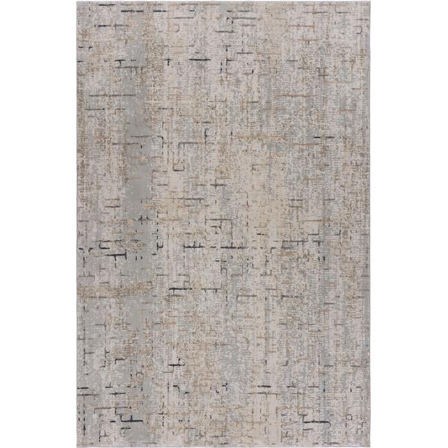 HomeRoots 515996 10 x 14 ft. Cream Abstract Rectangle Area Rug ...