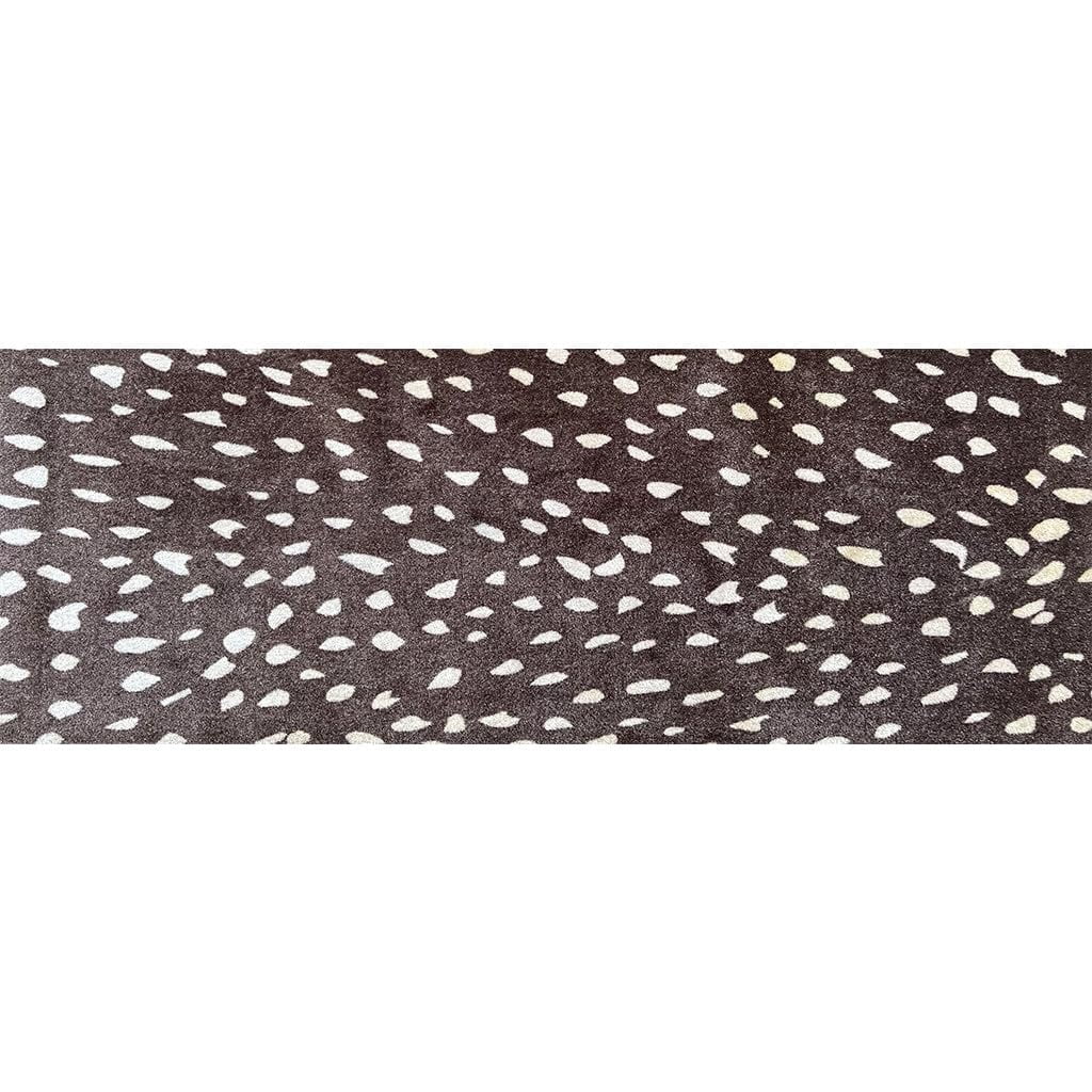 2' X 6' Chocolate Animal Print Washable Runner Rug With Uv Protection ...