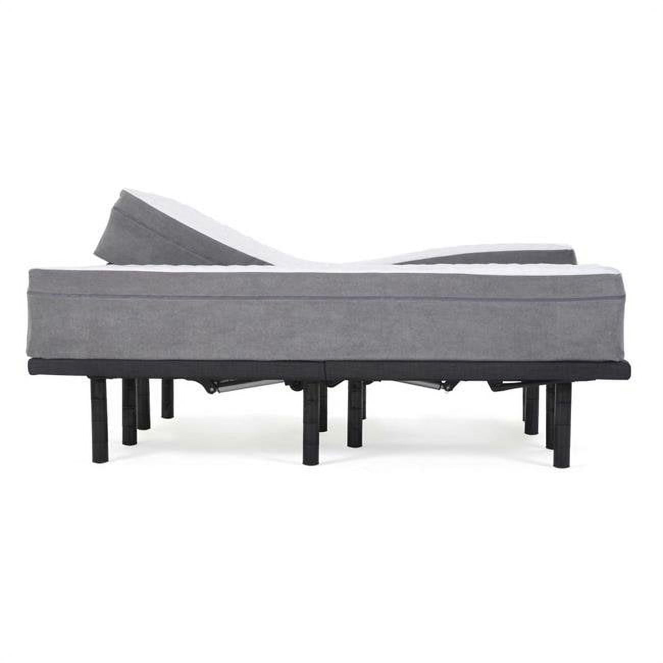 HomeRoots Beddings 12-inch Ultra-KIng Split Memory Foam Mattress and ...