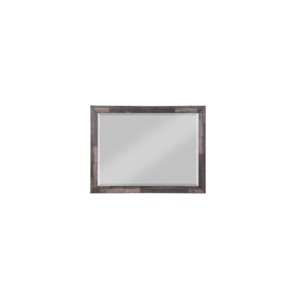 36" Dark Cherry Rectangle Dresser Mirror Mounts To Dresser With Frame ...