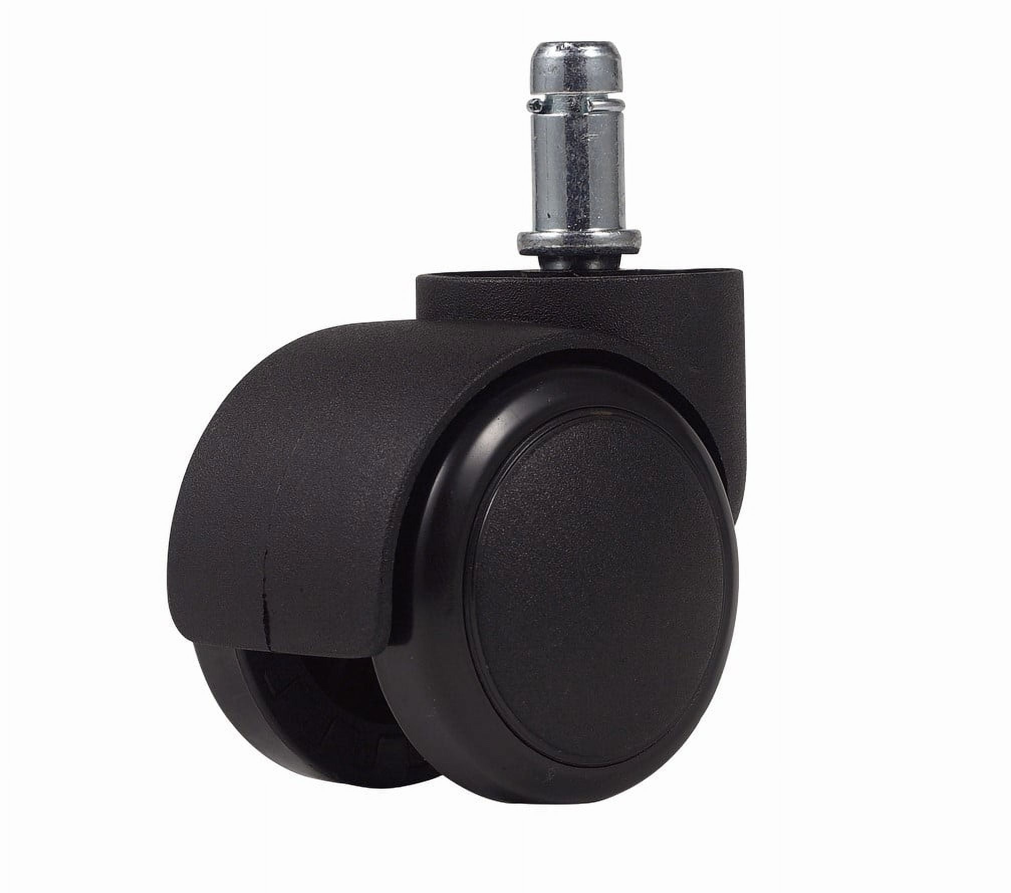Black Soft Dual Wheel Casters Only - Walmart.com