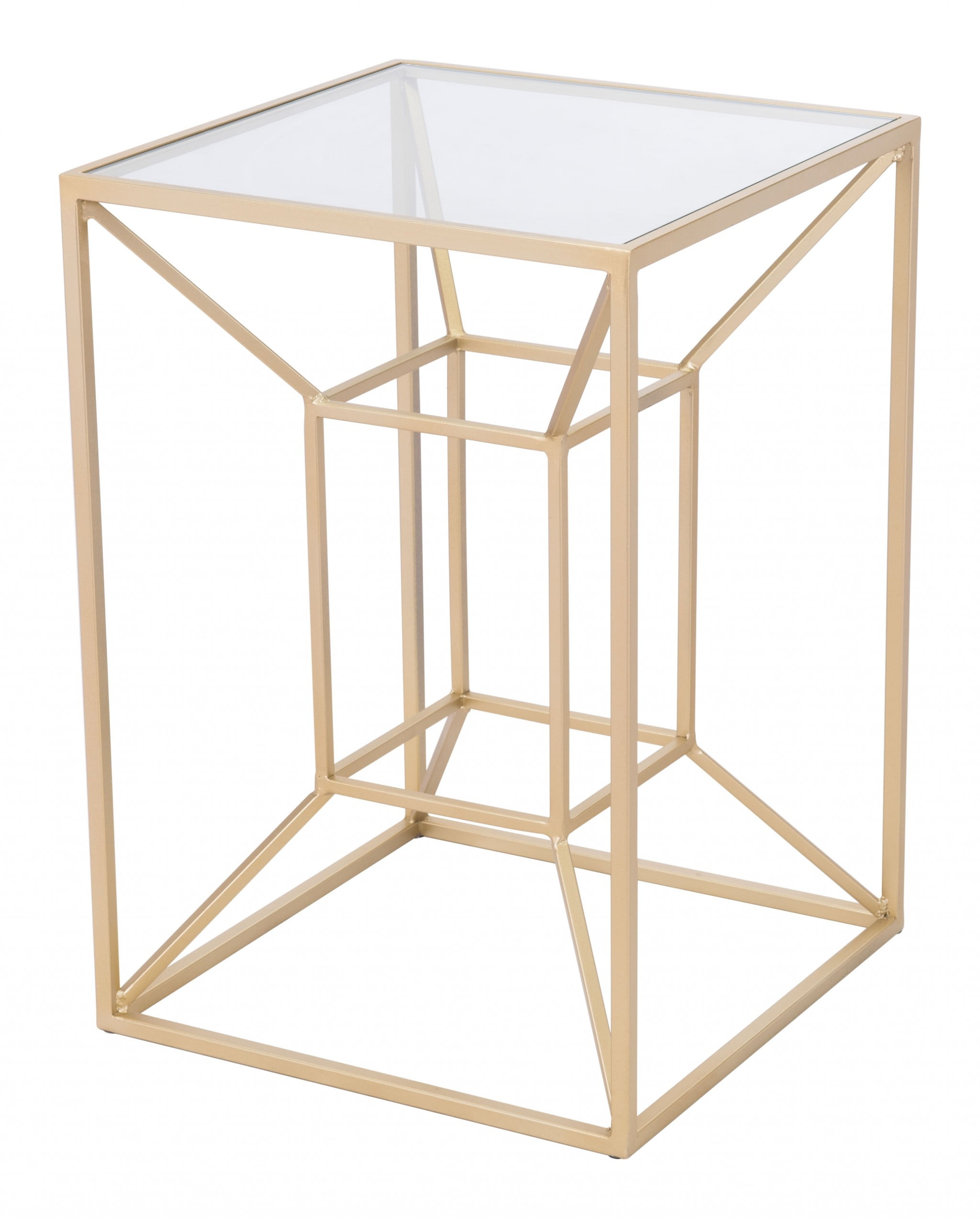Canyon Side Table Gold - Walmart.com