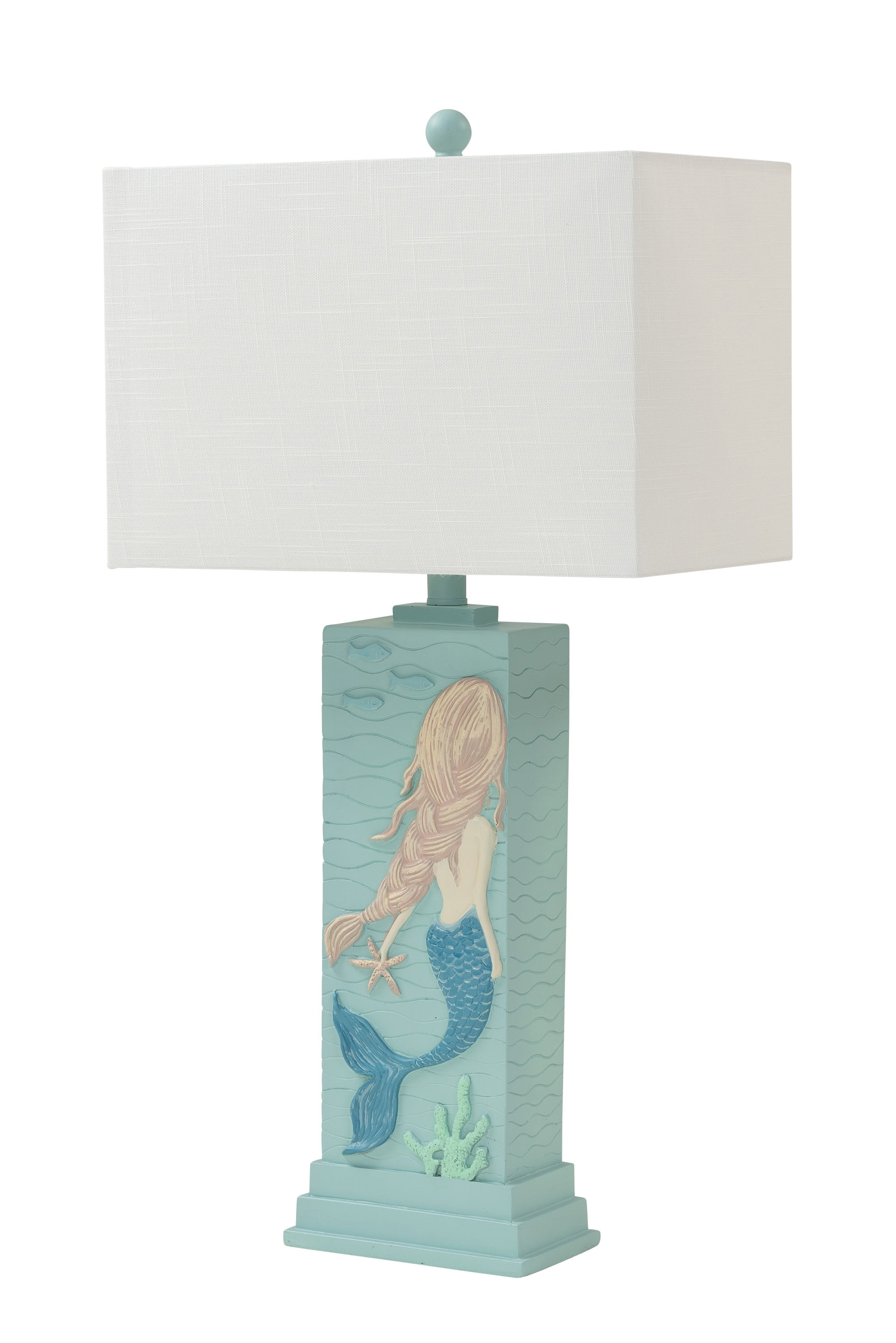 Set of 2 Ocean Blue Mermaid Table Lamps - Walmart.com