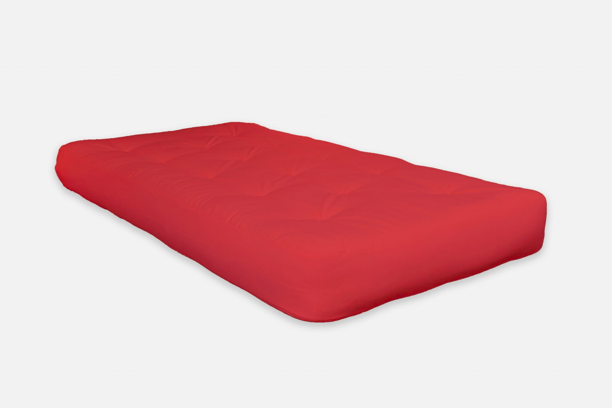 8" Red Double Poly Single Foam Futon Queen Mattress - Walmart.com