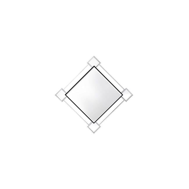 HomeRoots 45" Mirrored & Chrome Accent Mirror - Walmart.com