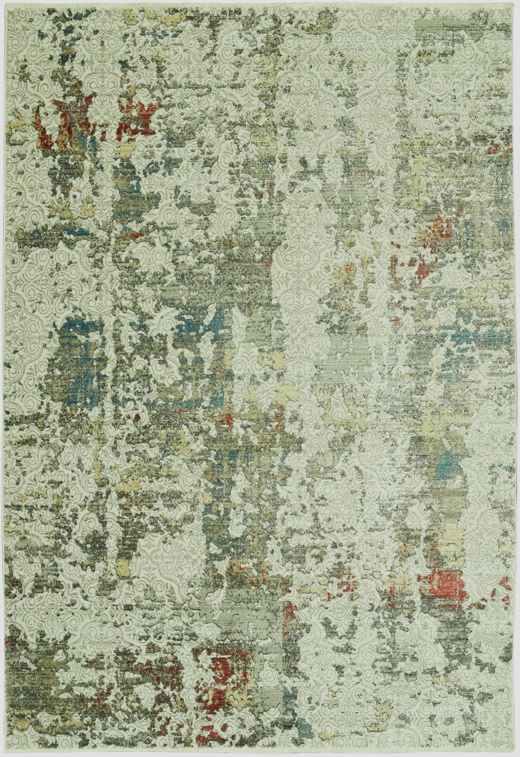 2â€™ x 8â€™ Sage Ivory Weathered Vintage Runner Rug - Walmart.com
