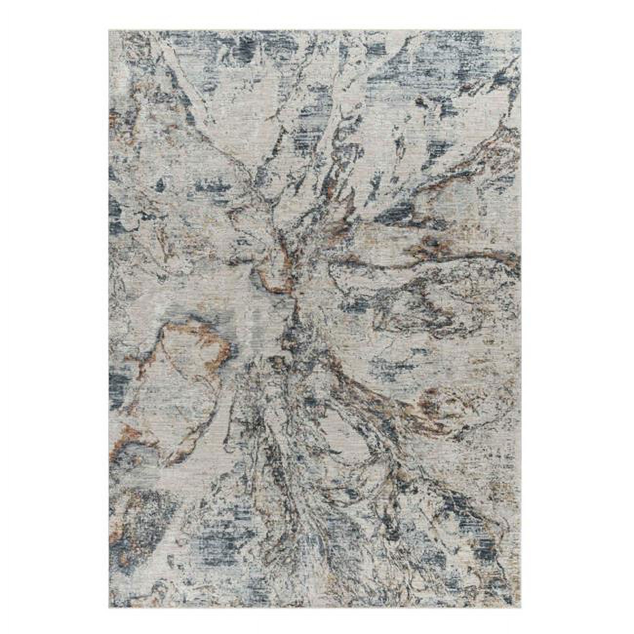 HomeRoots 490445 9 x 12 ft. Abstract Power Loom Rectangle Area Rug ...