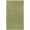 5' X 7' Olive Green Shag Tufted Handmade Stain Resistant Area Rug ...