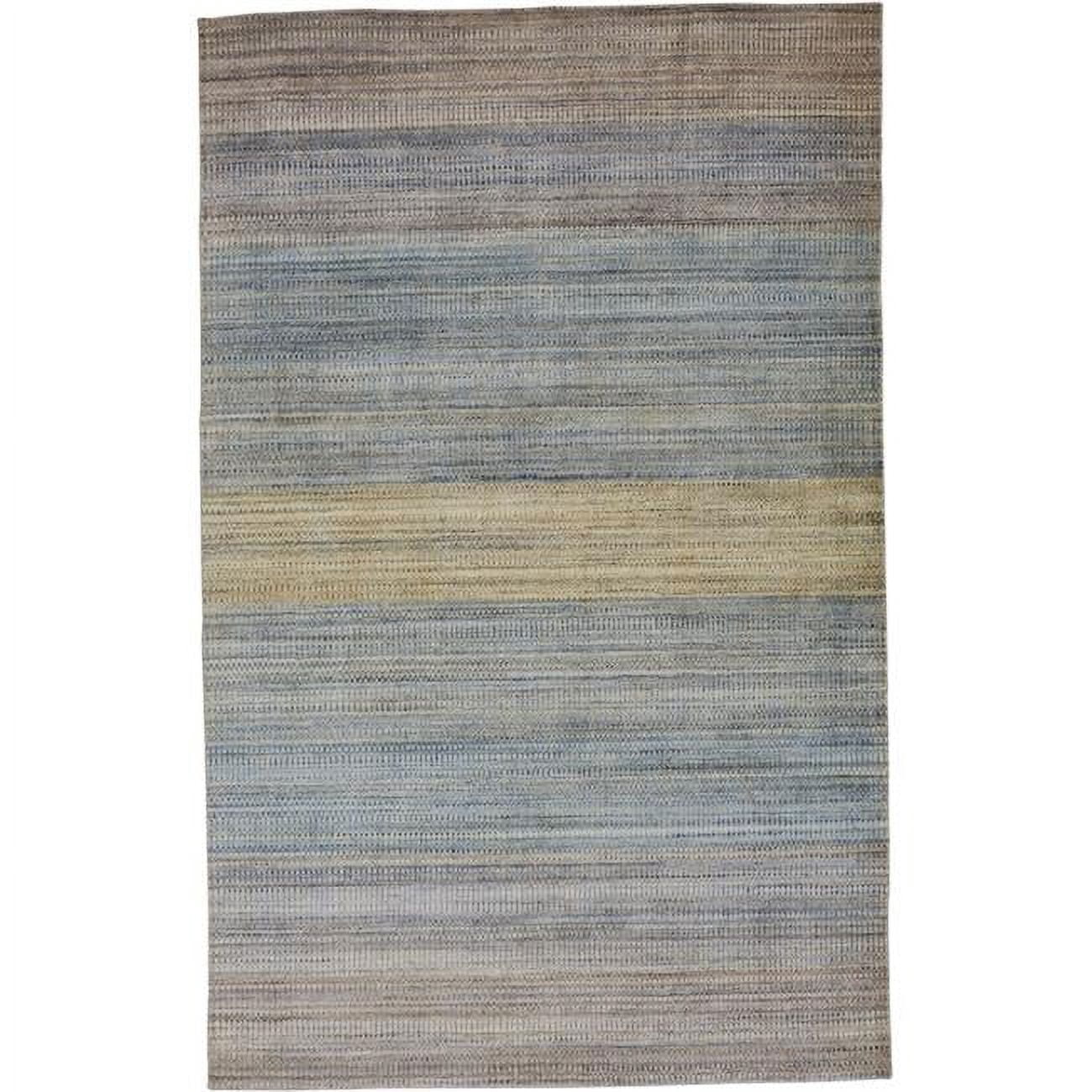 HomeRoots 511744 5 x 8 ft. Blue Purple & Tan Ombre Hand Woven Rectangle ...