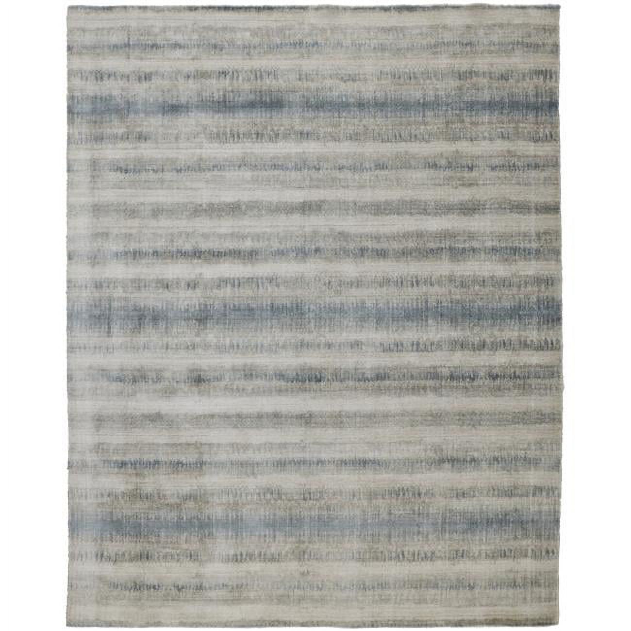 HomeRoots 514433 12 x 15 ft. Gray Blue & Green Abstract Hand Woven ...