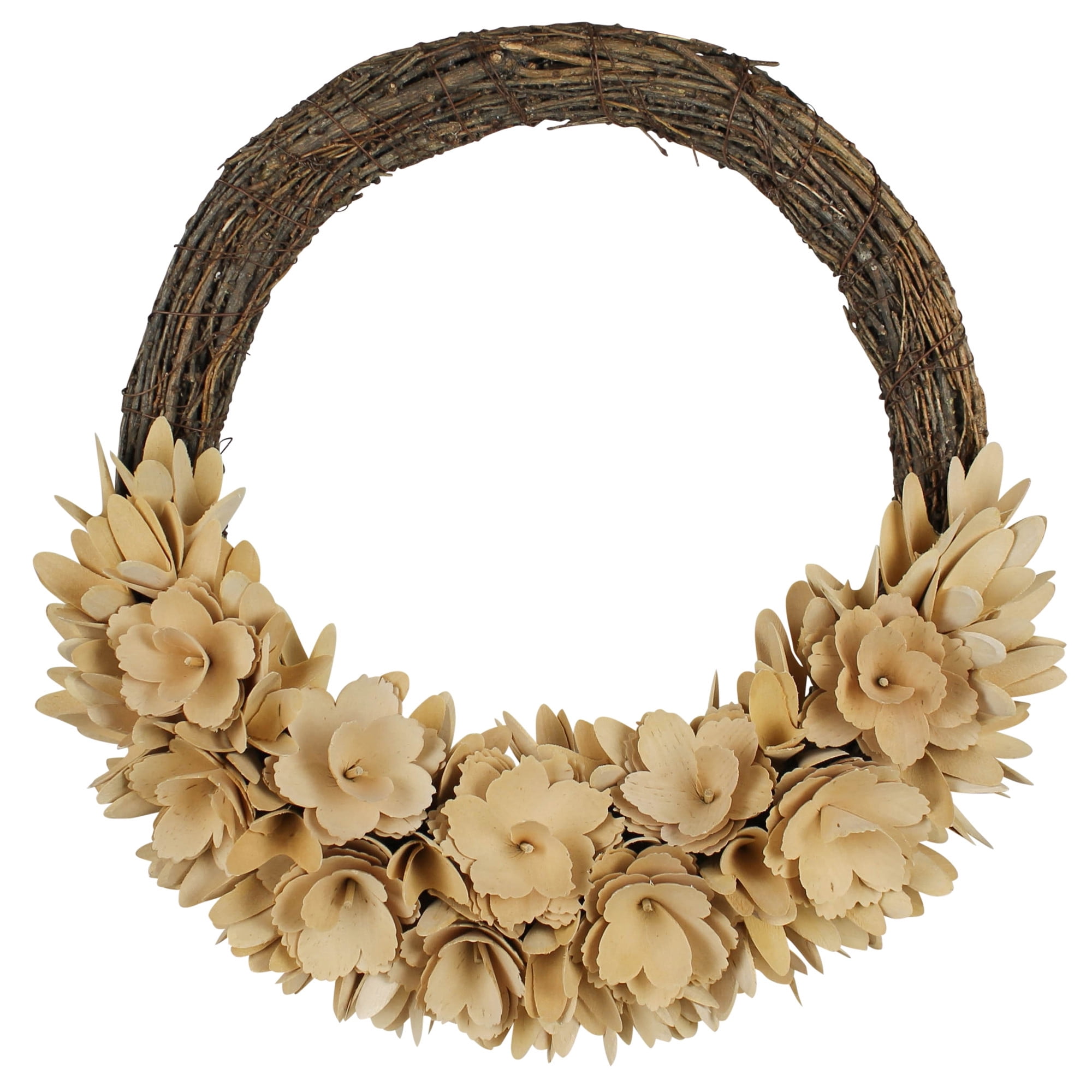 Wood Curl Wreath