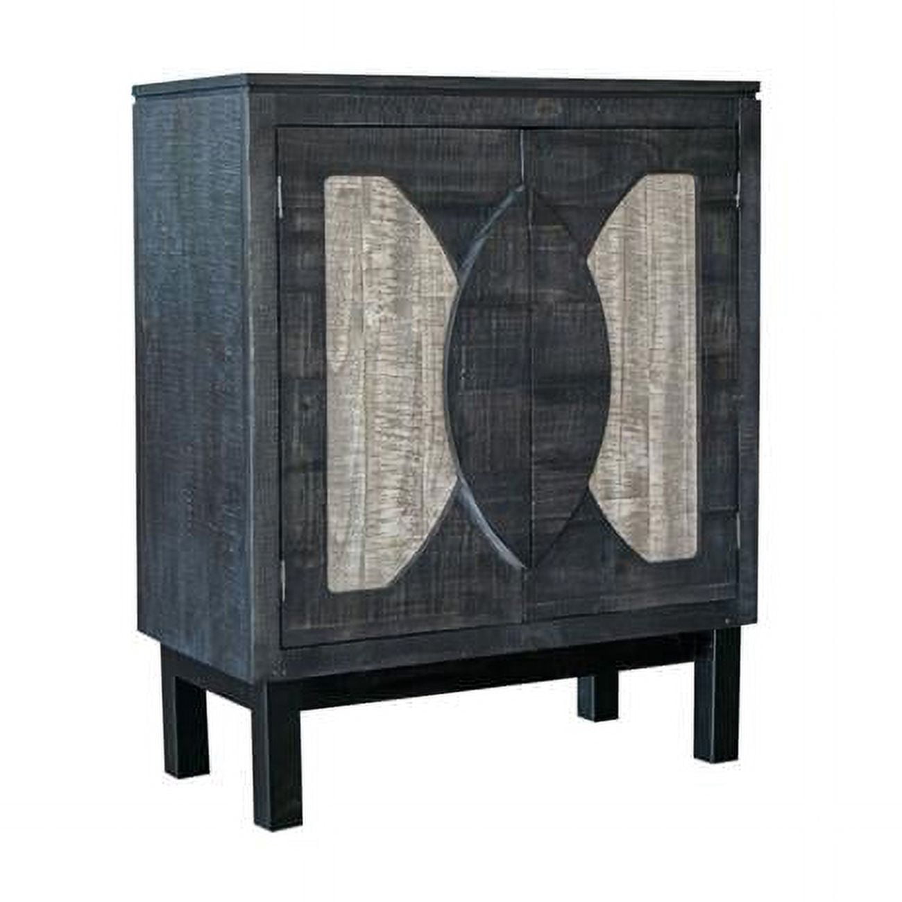 HomeRoots 527099 32 in. Solid & Manufactured Wood Distressed Buffet ...