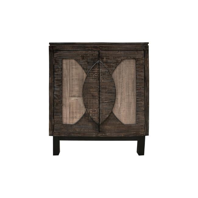 HomeRoots 527100 32 in. Solid & Manufactured Wood Distressed Buffet ...