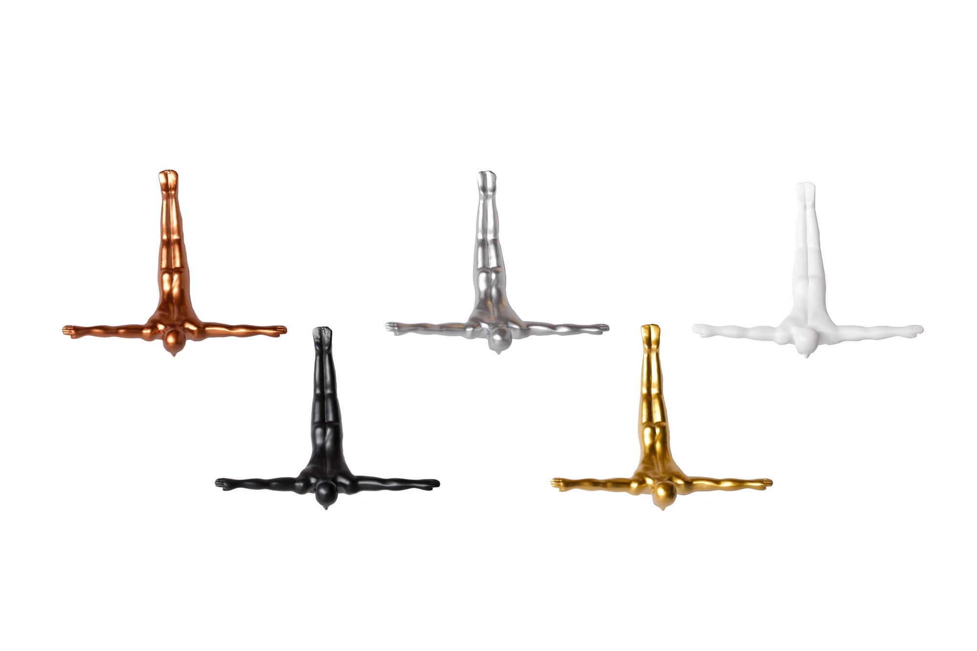 HomeRoots 544462 6.5 x 6.5 x 2.5 in. Black & White Metallic Resin ...