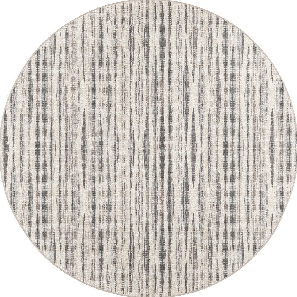 HomeRoots 6' Ivory Round Ombre Tufted Handmade Area Rug - Walmart.com