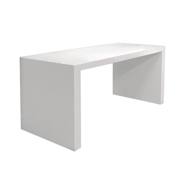 HomeRoots 554200 62 in. White Wood Computer Desk - Walmart.com