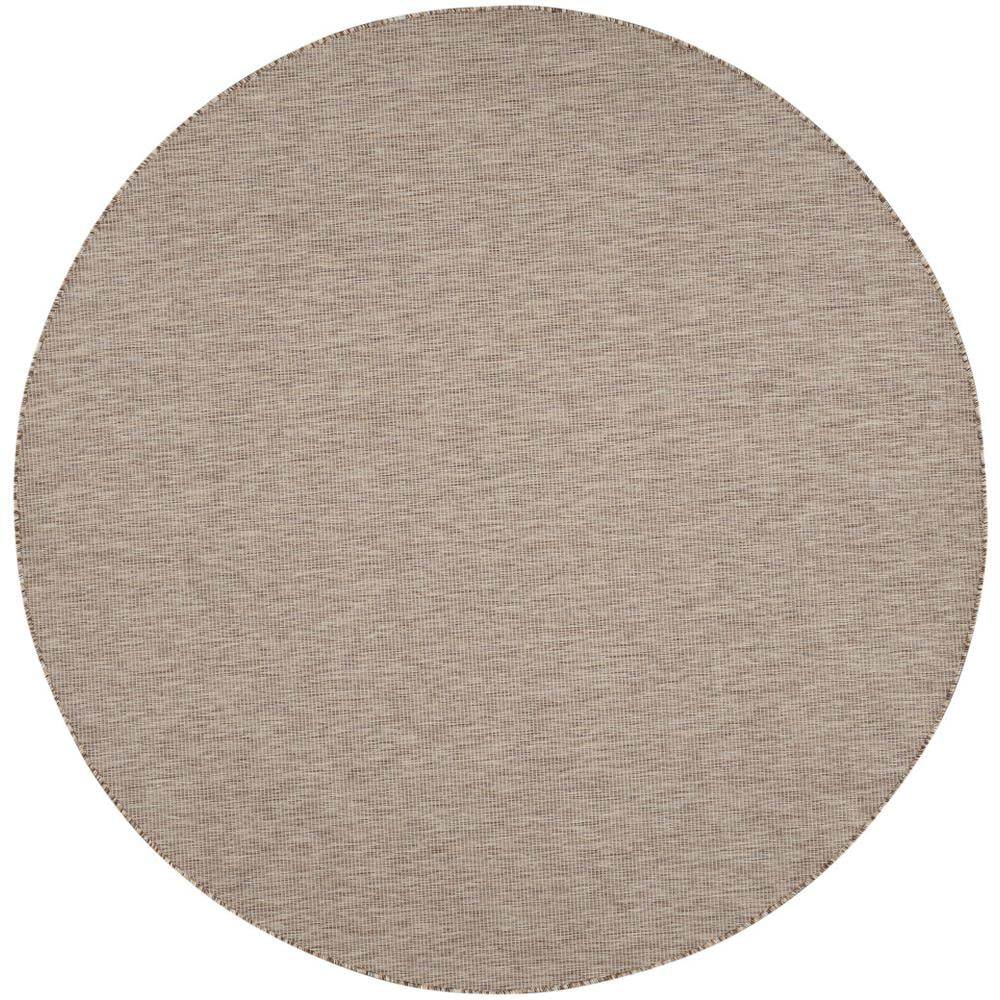 HomeRoots 8' Beige Round Power Loom Area Rug - Walmart.com