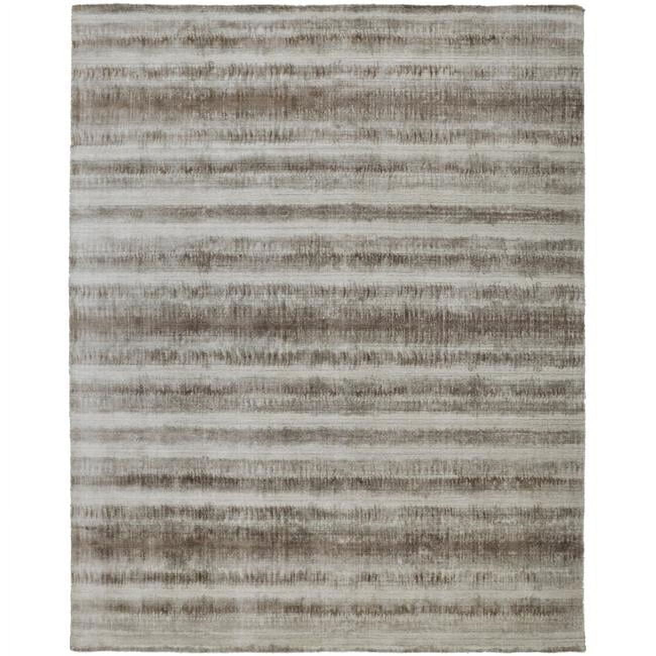 HomeRoots 8 x 10 ft. Tan Ivory & Brown Abstract Hand Woven Rectangle ...