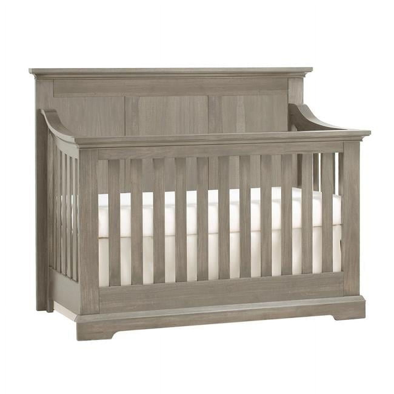 Ash Gray Solid and Manufactured Wood Standard Four In One Convertible ...