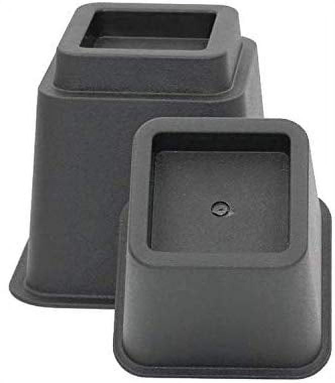 HomeRoots Beddings 3-inch , 5-inch or 8-inch Black, Adjustable Bed ...