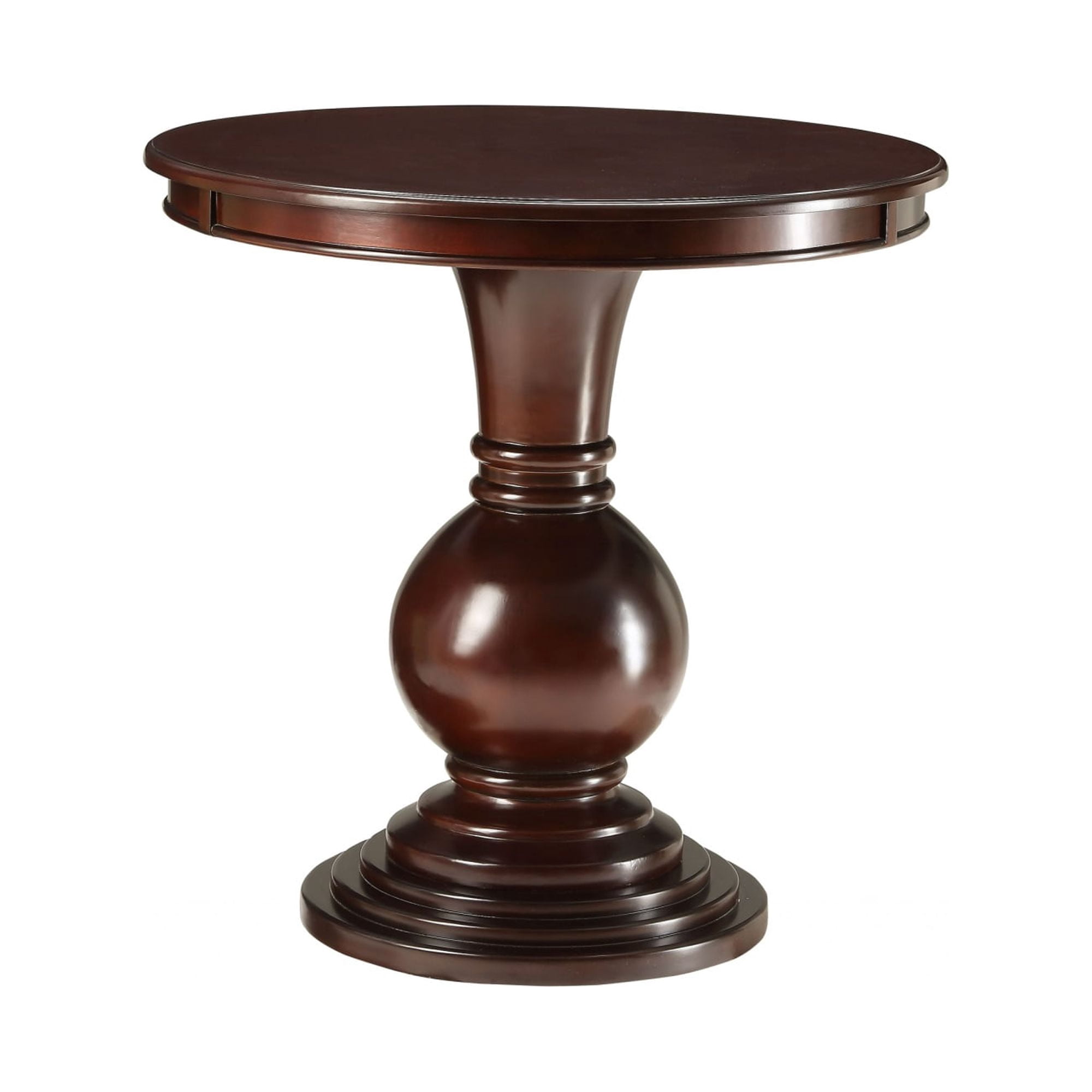 HomeRoots Decor 26-inch X 26-inch X 26-inch Espresso Wood Veneer Side ...